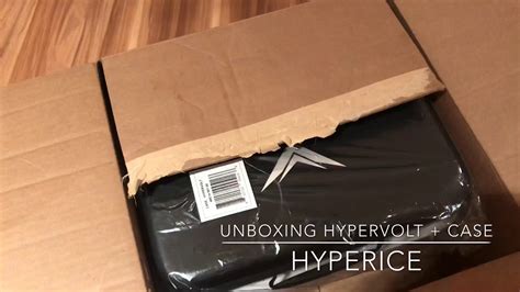 Unboxing HyperICE HyperVolt And Case YouTube