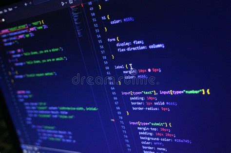 Computer Code Programming Language Coding Close High Resolution Photo