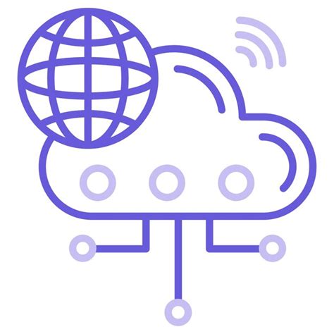 premium vector cloud network vector illustration