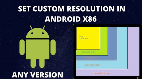 How To Set Custom Resolution Dpi And Color Depth In Android X86 Any Version Permanent