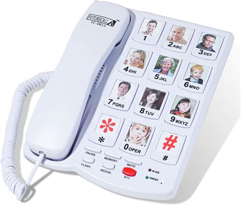Amazon Future Call フューチャーコール Fc 0613 高齢者用ビッグボタン電話 高齢者向け固定電話機 高齢者向け