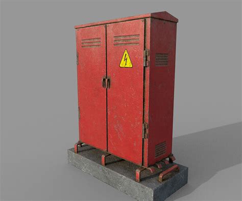 Artstation Elextrical Box1 Game Assets