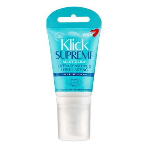 Rfsu Klick Supreme Glide Silikonebaseret Glidecreme Køb På Mitliv Dk