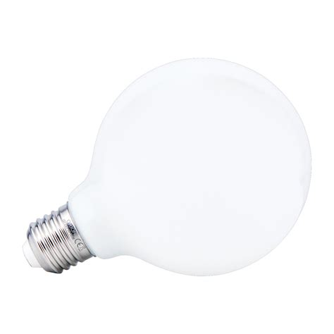 Globe Led Bulb E27 8 W G95 2700 K Opal Dimmable Uk
