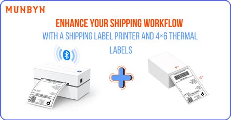 Shipping Workflow With A Shipping Label Printer And 4×6 Thermal Labels