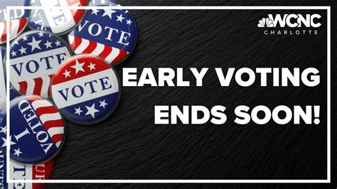 Early Voting Ends Soon