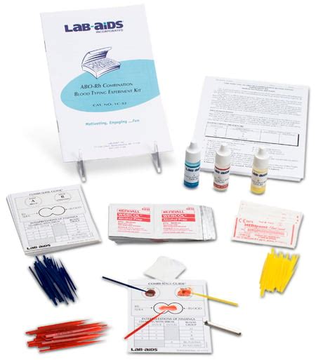 Abo Rh Blood Typing Lab Aids
