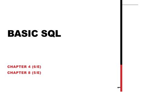 Basics Of Sql Query Computer Science Stuvia Us