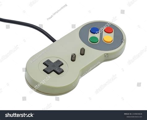 Wired Joysticks S Retro Games Consoles Stock Photo Shutterstock