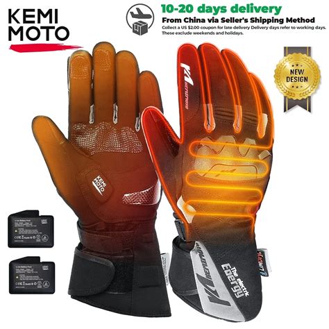 Guantes T Rmicos Impermeables Recargables Para Moto De Nieve Guantes