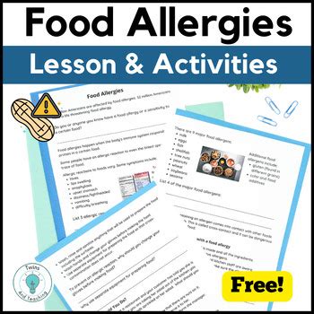 Free Cooking Activities Tpt