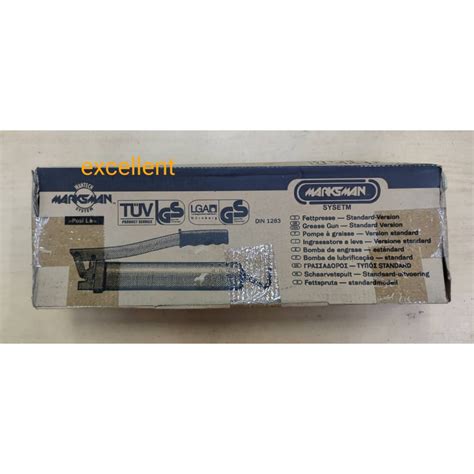 Marksman Grease Gun Pump Bracing Gun Manual Hand Lever Action