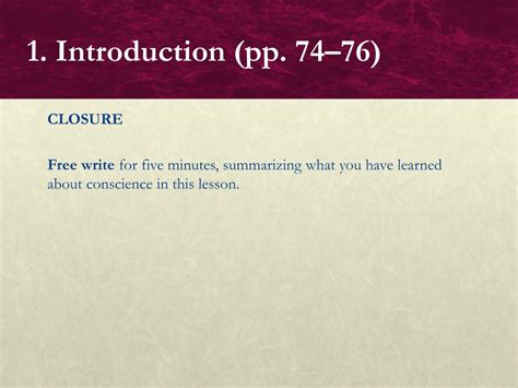 Ppt Chapter 4 The Moral Conscience Powerpoint Presentation Free Download Id 2272217