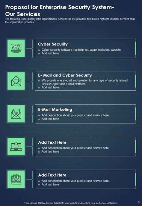 Proposal For Enterprise Security System Example Document Report Doc Pdf Ppt