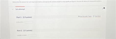 Determine The Answer For Each Expression Below And Chegg Com