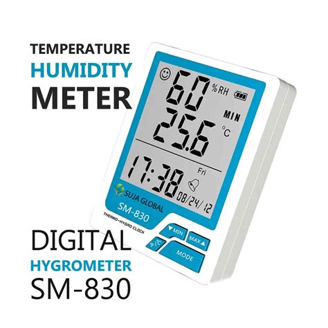Digital Hygrometer Sm 830 Temperature And Humidity Meter