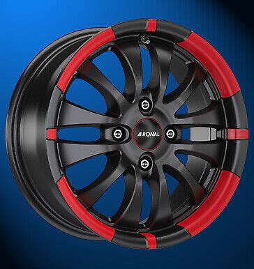 Ronal R59 MCR 7 X 16 4 X 108 42 Jetblack Red Rim Online Kaufen EBay