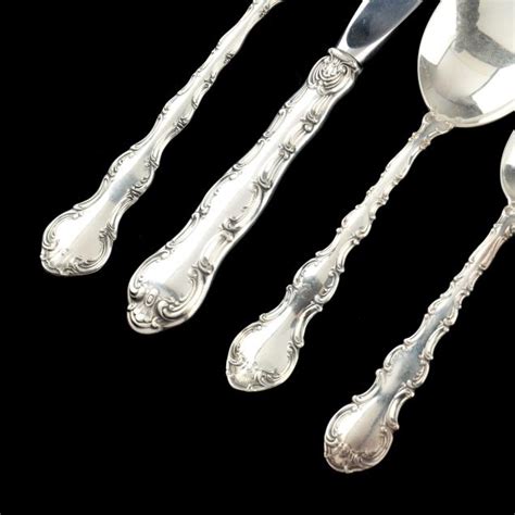 Gorham Strasbourg Sterling Silver Flatware Lot 4152 Fine Silver Auctionaug 23 2024 10 00am