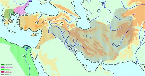 Hellenistic Empire Map