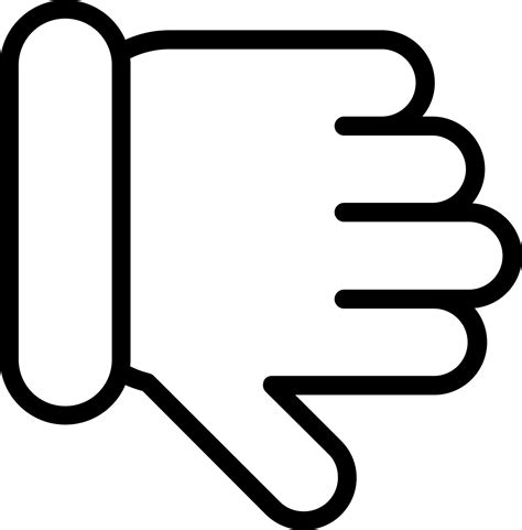 Thumbs Down Vector Icon Design 15348529 Vector Art At Vecteezy