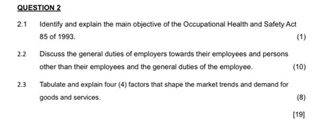 Solved Question 221 ﻿identify And Explain The Main