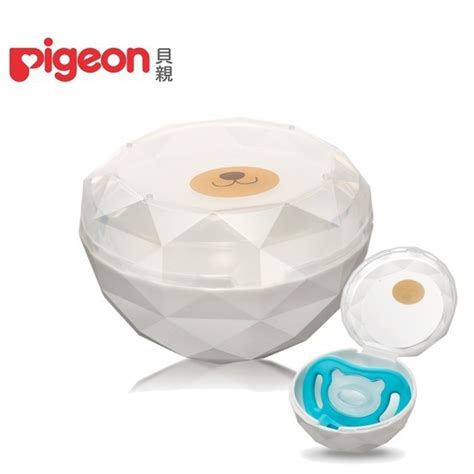 貝親 安撫奶嘴收納盒 Pigeon 矽膠安撫奶嘴盒 閃鑽熊 不含奶嘴 78578 固齒器 安撫奶嘴 Yahoo奇摩購物中心