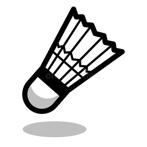 Shuttlecock бадминтона или комплект вектора шарика бадминтона