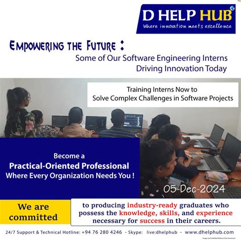 Internship At D Help Hub Software Engineering And Fashion Design