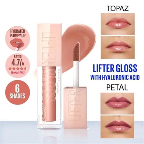 Maybelline Lifter Gloss Lip Gloss Makeup Liquid Lipstik With Hyaluronic