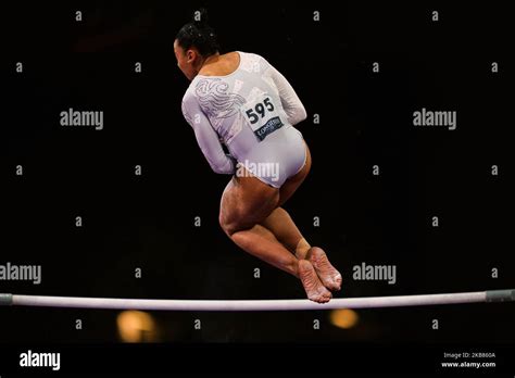 Rebecca Downie Of Great Britain During Uneven Bars For Women At The