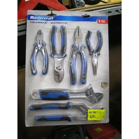 Mastercraft Plier And Wrench Set