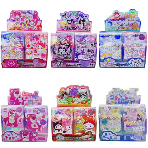 Sanrio 문구 세트 블라인드 백 멜로디 쿠로미 시나모롤 랜덤 문구 가방 노트북 젤 펜 학교 용품 도매 8 봉지 Aliexpress