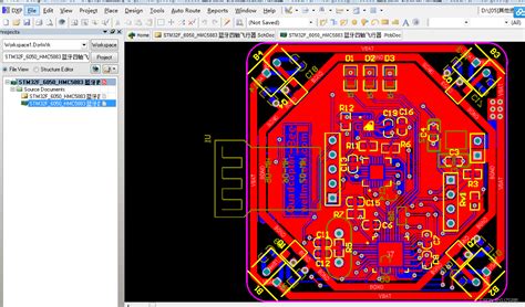 Stm32单片机6050hmc5883 蓝牙飞行器控制板硬件原理图pcb测试软件程序源码hmc5883 Pcb Csdn博客