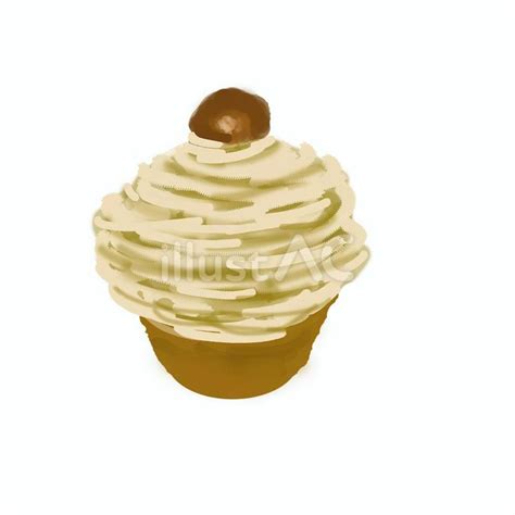 モンブランケーキイラスト No 24399042｜無料イラスト・フリー素材なら「イラストac」