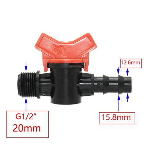 ROBINET RACCORD E Tuyau Arrosage En Pe 8mm 10mm 12mm 14mm 16mm 19mm