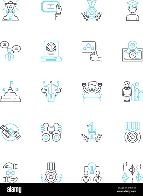 Design Phase Linear Icons Set Ideation Conceptualization
