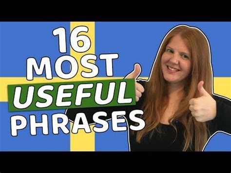 Learn Swedish Basic Phrases Swedish Words And Phrases You Need To Communicate In Swedish