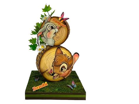Bambi Cake Disney Decorated Cake By Cindy Sauvage Cakesdecor