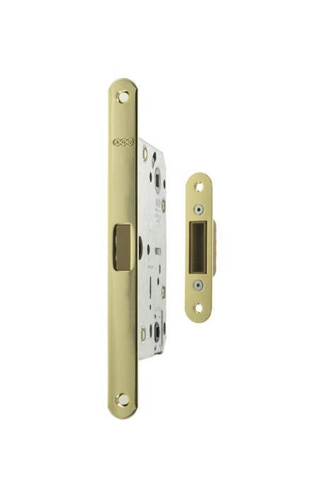 Agb2xtwcpb Agb Polaris 2xt Magnetic Bathroom Lock 60mm Backset