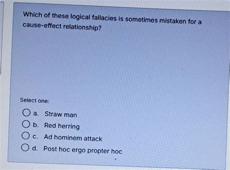 Which Of These Logical Fallacies Is Studyx