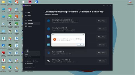 Internal Error 0x01 Ini File Not Found When I Open D5 Render Get Help