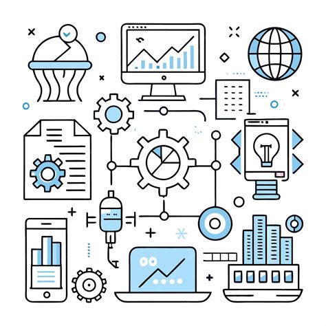 optimize business processes for growth with data premium ai generated vector