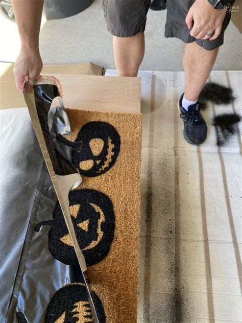 Diy Personalized Door Mat Easy And Cheap The Navage Patch