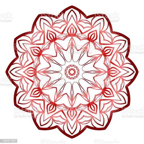 현대 장식 름 모양입니다 꽃 만다라입니다 벡터 일러스트 레이 션 0명에 대한 스톡 벡터 아트 및 기타 이미지 0명 나선형 눈송이 Istock