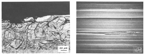 Optical Micrograph Of The Severe Wear Surface Showing White Layer Download Scientific Diagram