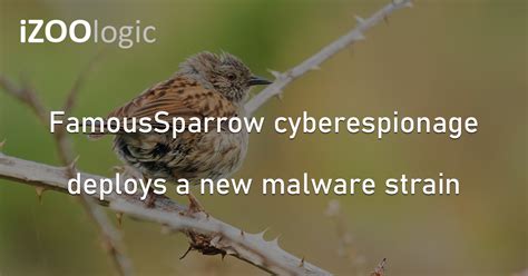 Famoussparrow Cyberespionage Deploys A New Malware Strain