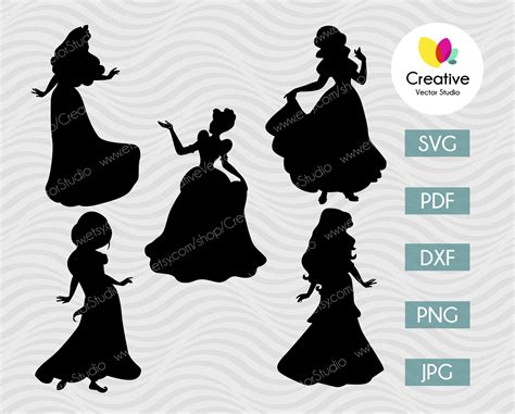 Princess Svg Cut Files