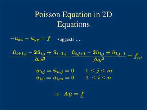 Ppt Finite Difference Discretization Of Elliptic Equations Fd Formulas And Multidimensional