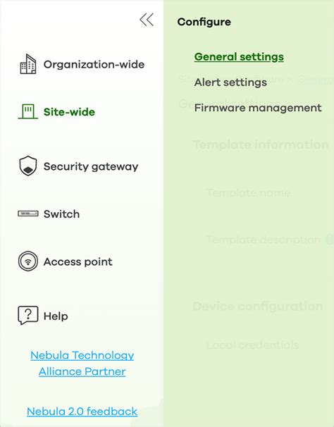 Managing Multi Site Networks With Nebulas Configuration Template Zyxel Networks