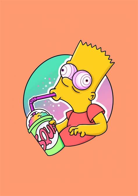 T Shirt Estonada Camisa Bart Bebendo Milkshake Em Thony